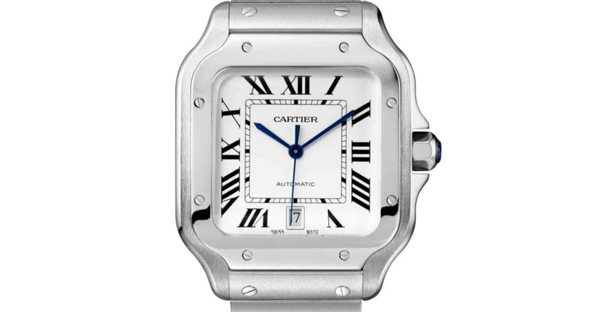 Cartier Santos de Cartier Large ( 39.8mm ) White Dial (WSSA0018 ...