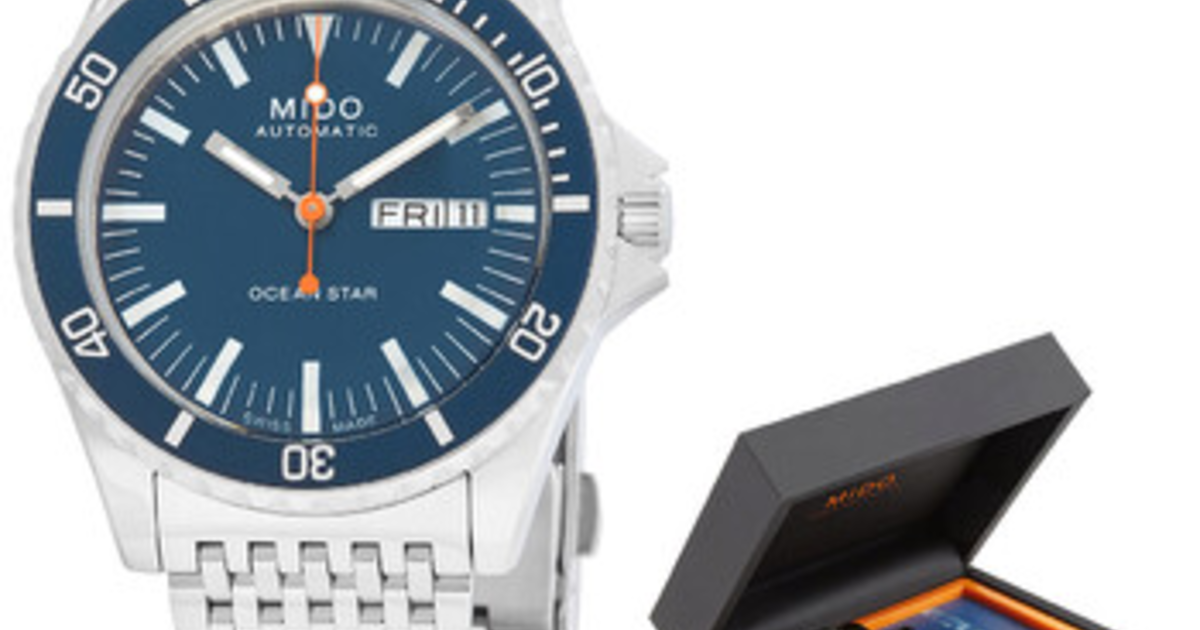 MIDO Ocean Star Tribute ( 40.5mm ) Blue Dial (M0268301104100) - Virtual ...
