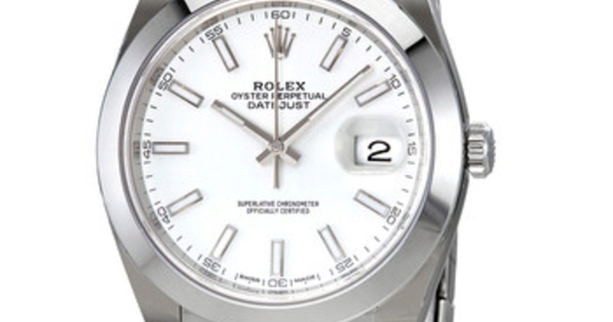 Rolex Oyster Perpetual Datejust White Dial (126300WSO) - Virtual Try On ...