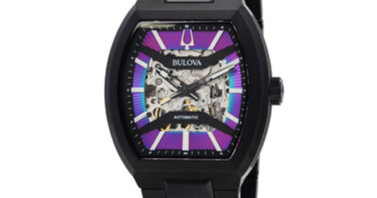 Bulova Maquina Automatic Rainbow Semi-Skeleton Dial Rainbow Dial ...